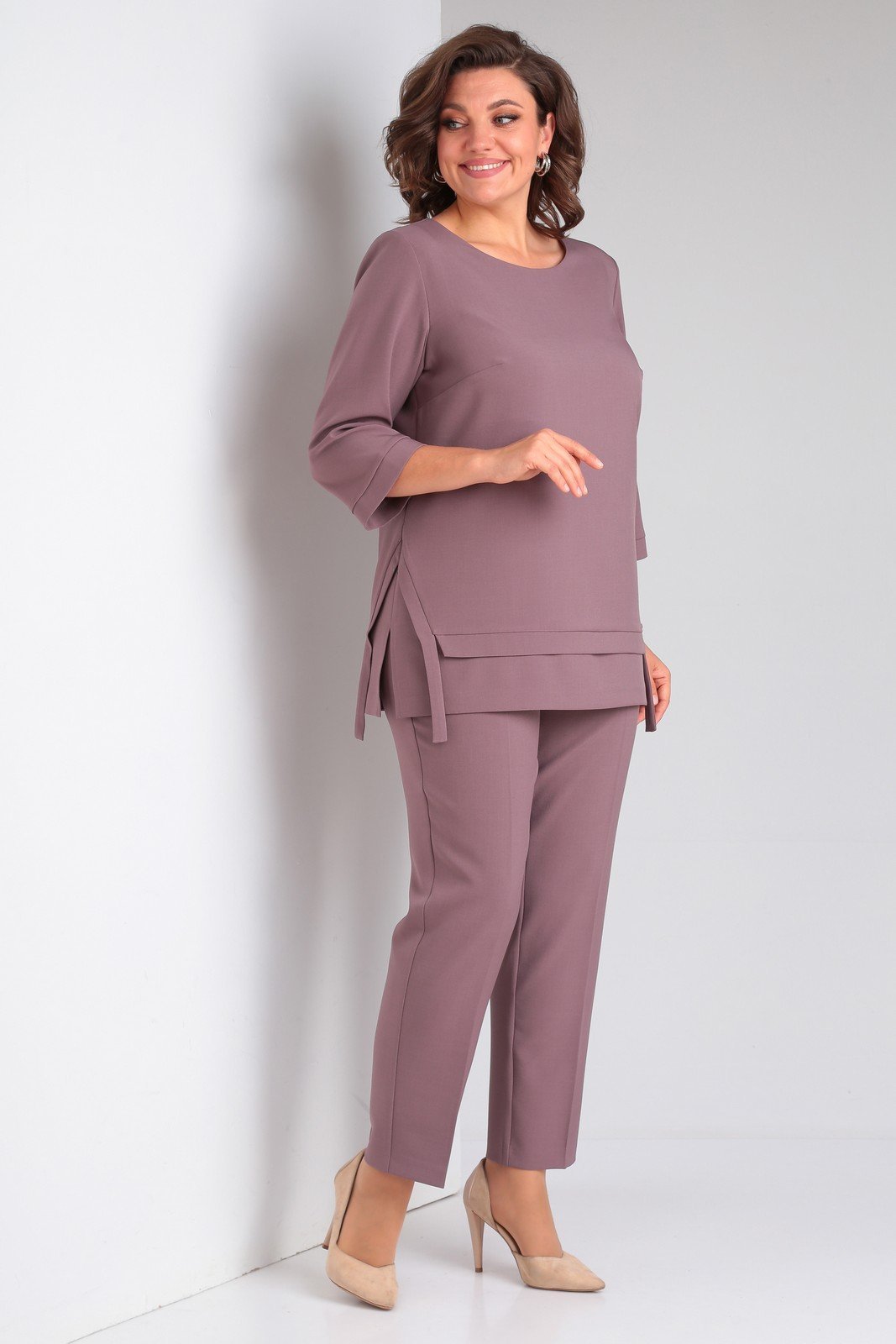 Костюм брючный 1863 клевер POCHERK купить в интернет магазине Велесмода